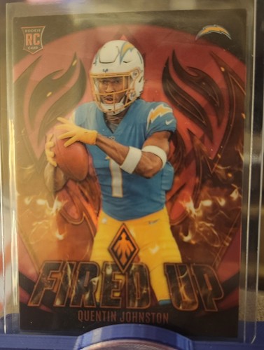 2023 Panini Phoenix QUENTIN JOHNSTON Fired Up Rookie RC PINK 49/175 ...