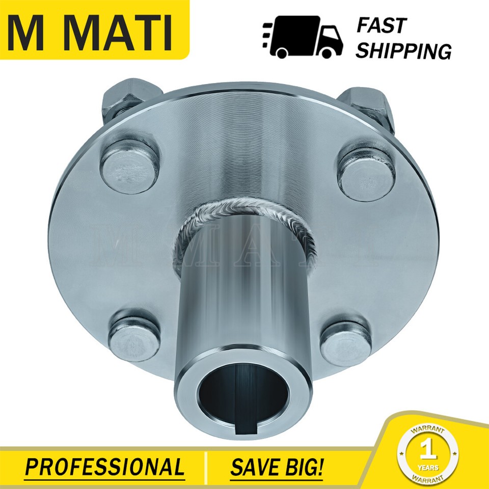 For Go Kart Live Axle Hub 4" x 4" Bolt Pattern Hub and 1" to 3/4" Axle ...