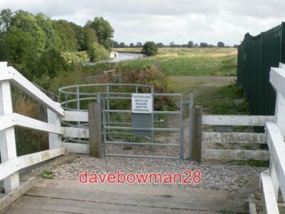 PHOTO BICYCLES REQUIRE WRITTEN PERMISSION BEYOND BOTTISHAM LOCK THE FEN ...
