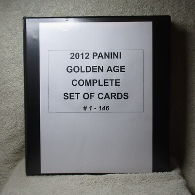 2012 Panini GOLDEN AGE Trading Card Set #1-146 With Binder & Ultra Pro ...