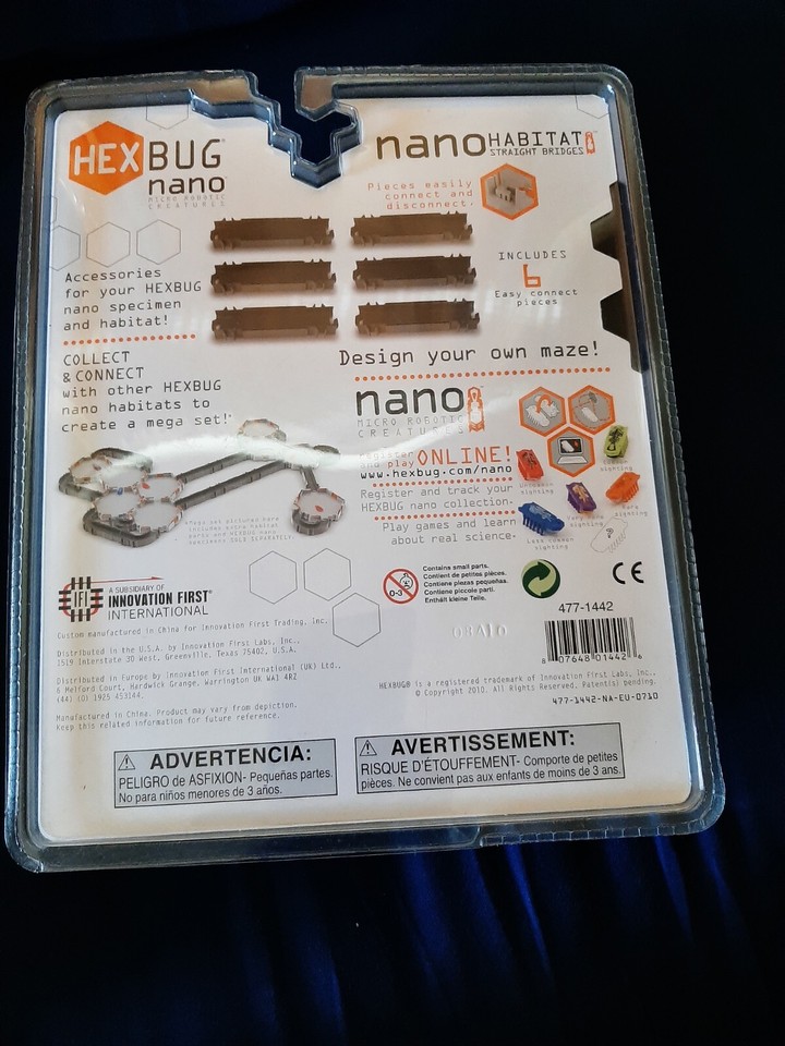 New Hex Bug Nano Specimen Habitat Straight Bridges 6 Connect Accessory ...