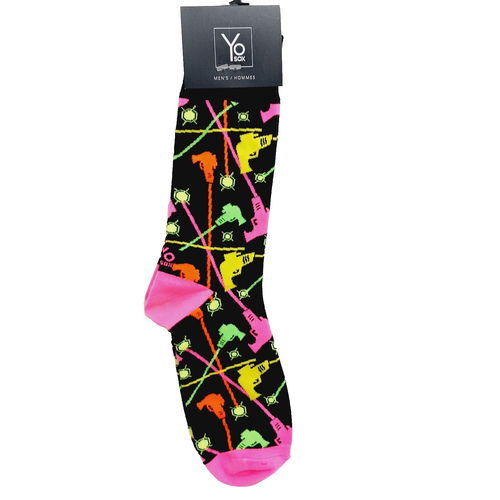 Yo Sox Socks Crew Men Women Paint Ball Gun PaintBall Bunker Air Bounce ...