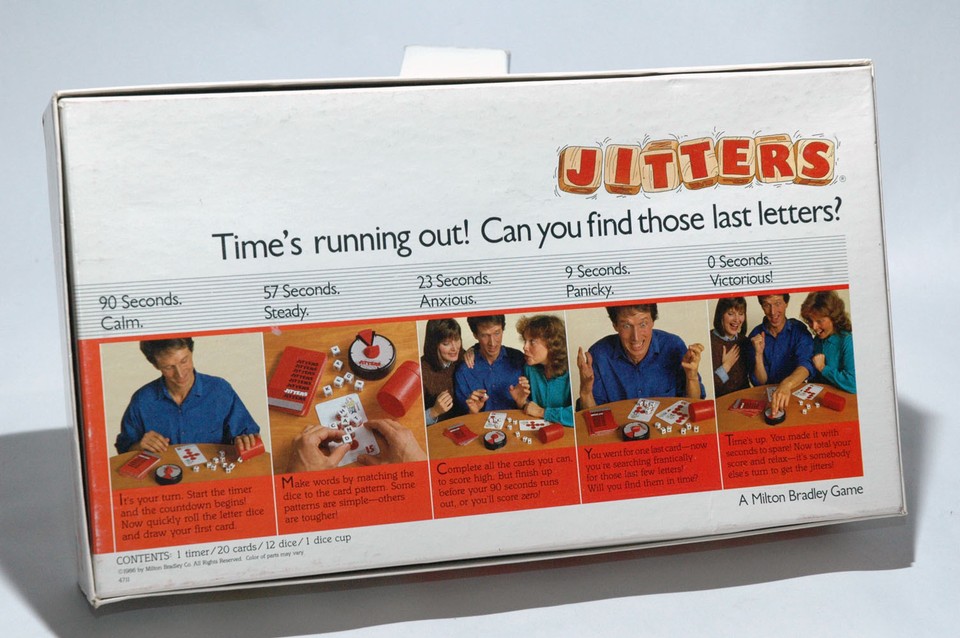 Jitters Word Game - Milton Bradley 1986 COMPLETE (read descrip) | eBay
