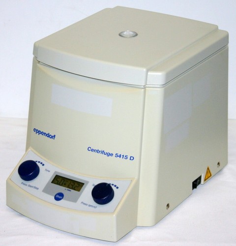 EPPENDORF MICROCENTRIFUGE, CENTRIFUGE, MODEL 5415D, W/ F45-24-11 ROTOR ...