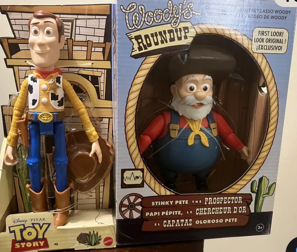 Mattel Disney Pixar Toy Story Woody’s Round Up Classic Pack with 2 ...