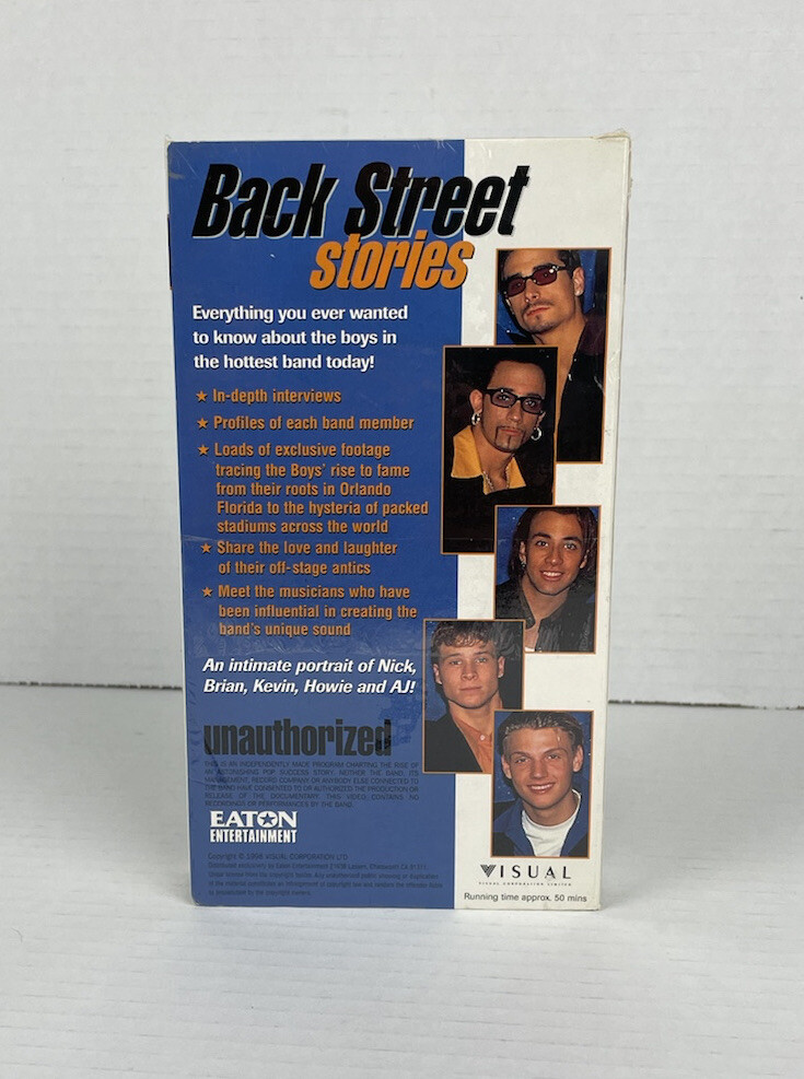 Backstreet Boys - Backstreet Stories (VHS, 1998) for sale online | eBay