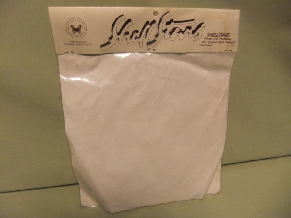 CAPIZ Shell Stars Perlmutt Fenster Wanddekor Design Engel unbenutzt ...