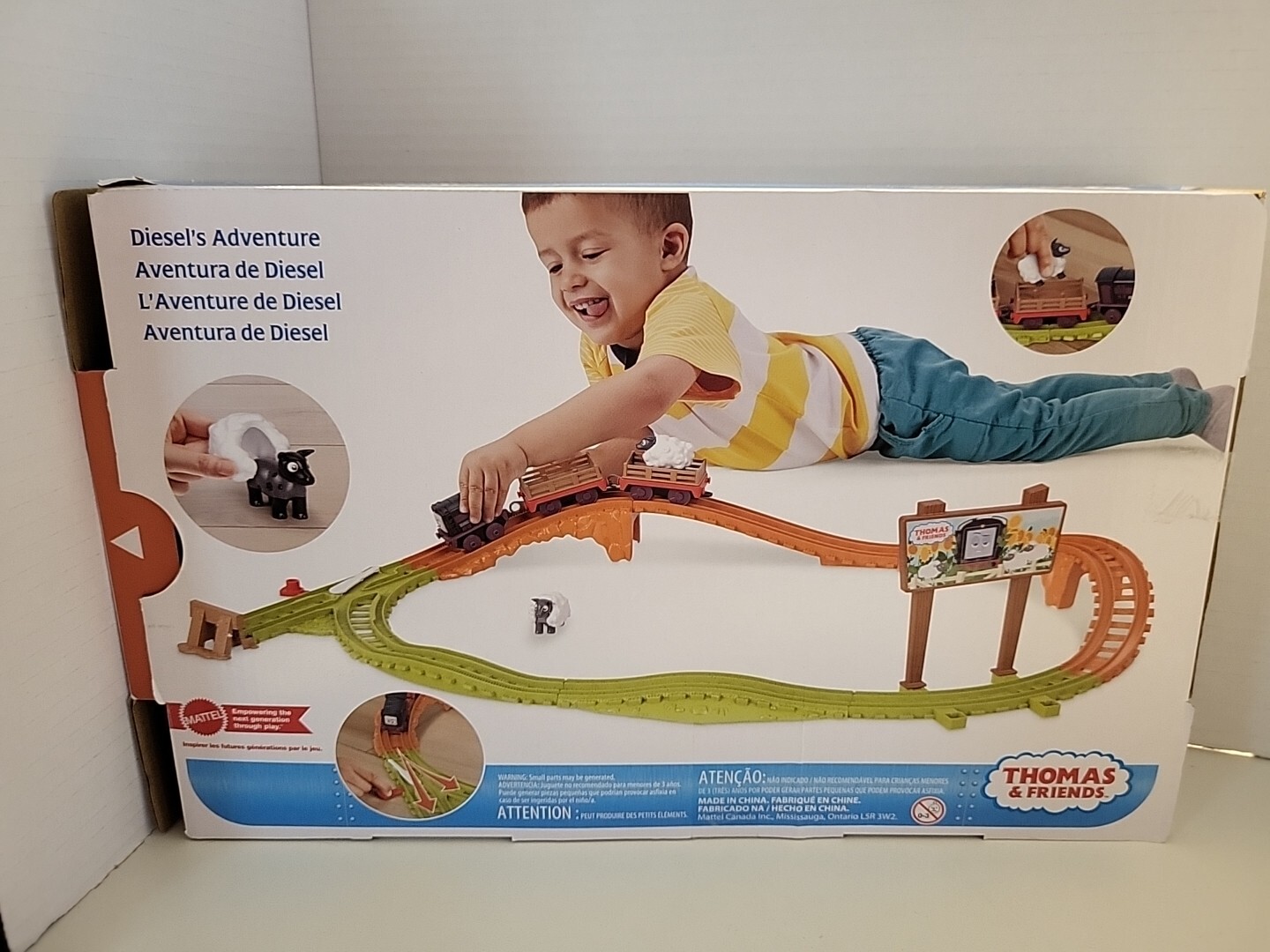 Thomas & Friends Push Along Diesel's Adventure Train And Track Set By ...