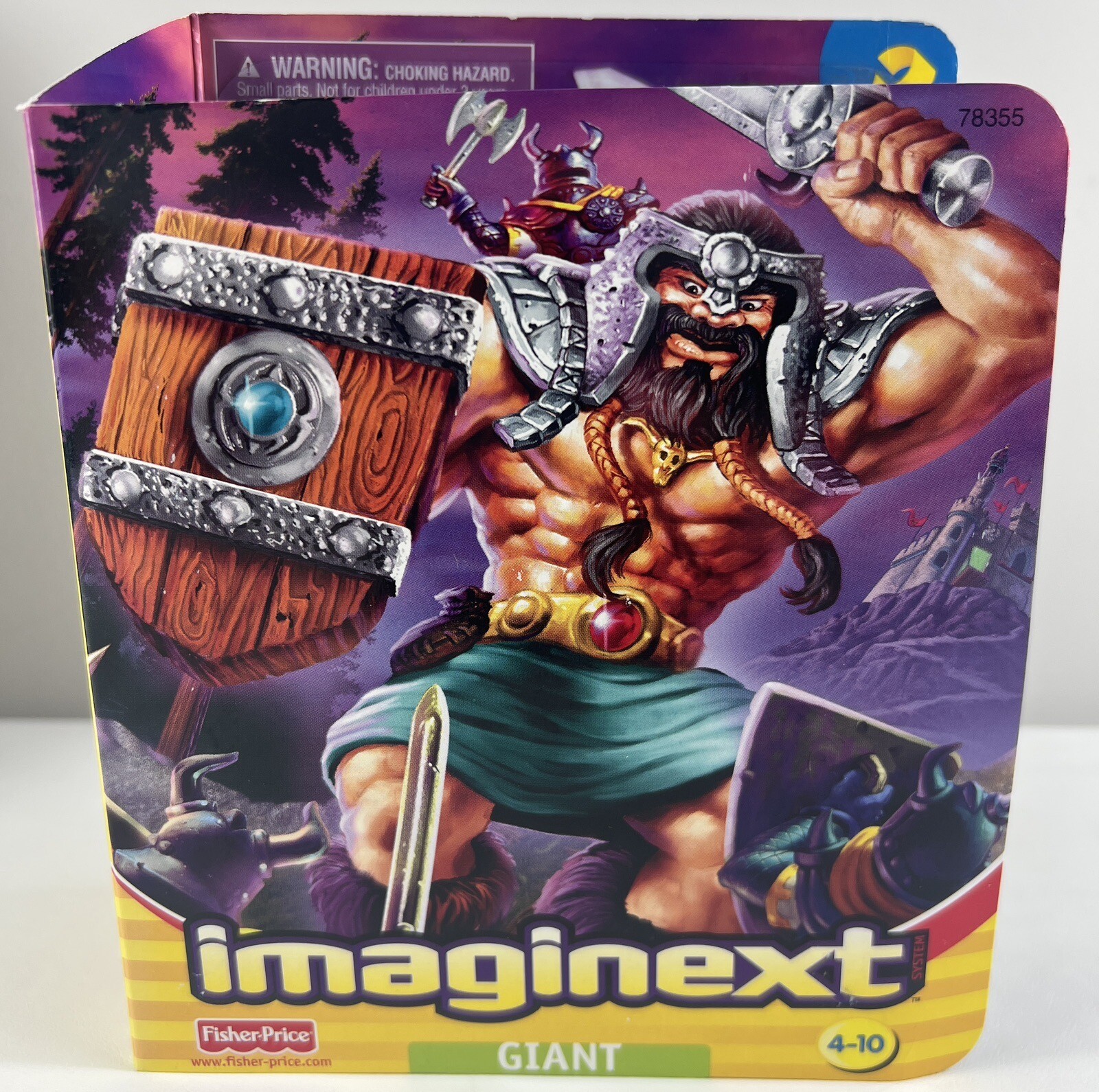 Imaginext Giant Figure With Sword Shield Castle Battle Warrior 2002 ...