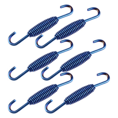 6pcs Stainless Steel Motorcycle Exhaust Pipe Muffler Springs 74mm | eBay