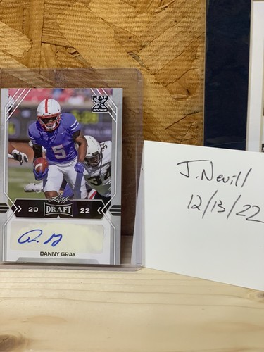 DANNY GRAY AUTO ROOKIE 49ERS 2022 LEAF DRAFT XRC | eBay