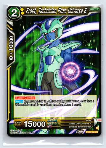 Dragon Ball Super Frost, Techniker aus dem Universum 6 BT23-130 UC - NM ...
