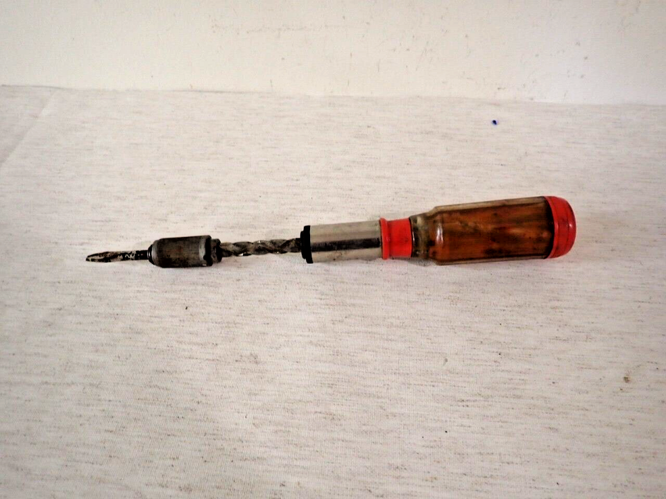 Vintage Great Neck No.97A Ratcheting Screwdriver with 5 Tips made in ...