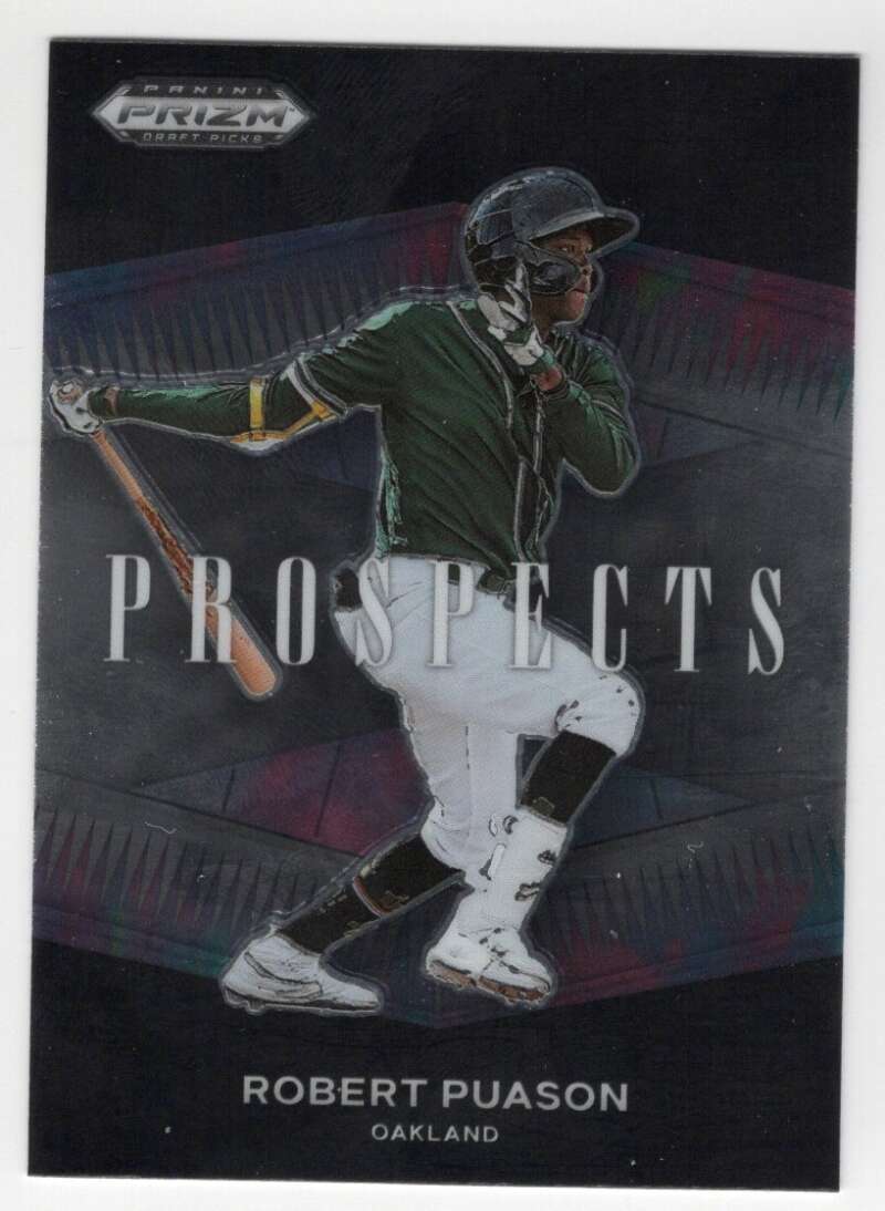 ROBERT PUASON RC 2021 Panini Prizm Draft Prospects #9 ROOKIE MLB ID ...