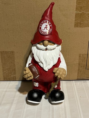 Alabama Crimson Tide NCAA 11" Tall Garden Gnome Forever Collectibles ...