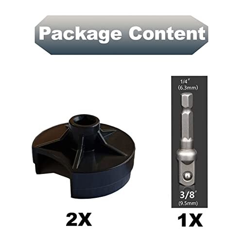 Addi Knitting Machine Adapter with Hex Bit Power Screwdriver Attachment ...