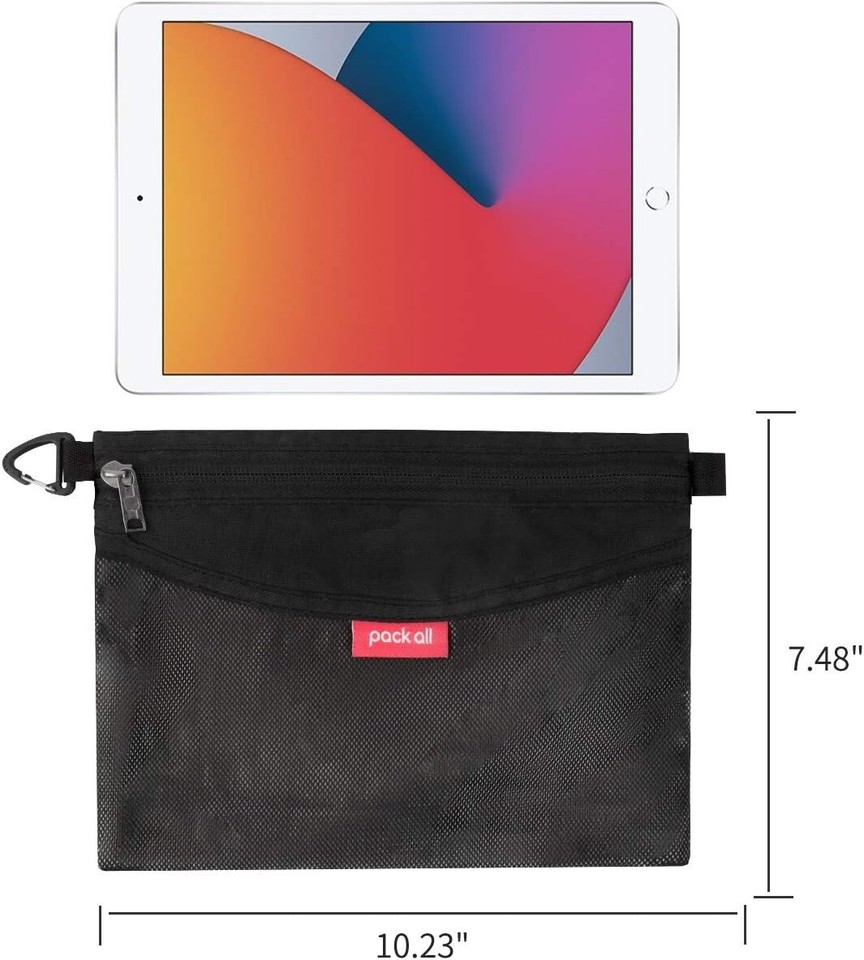 Pack All Daily Pouch Zipper Travel Case Black 26x19cm PA-12132-1 | eBay