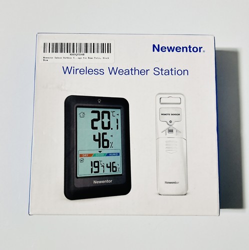 Newentor LCD Color Display Portable Wireless Wall Weather Station | eBay