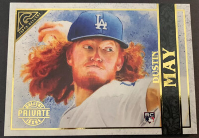 2020 Topps Gallery Dustin May RC Rookie Private Gallery Serial 197/250 ...