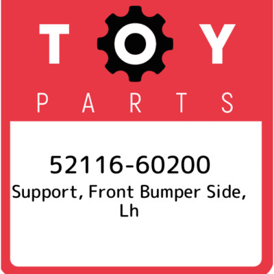 52116-60200 Toyota Support, front bumper side, lh 5211660200, New ...