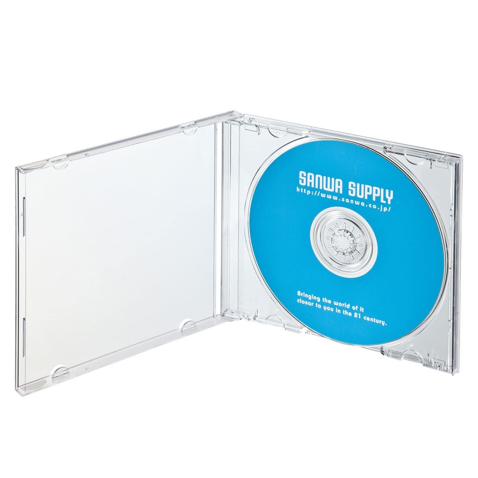 Sanwa Supply Blu-ray/DVD/CD Case, 30-Pack, Clear, FCD-PN30CLN | eBay