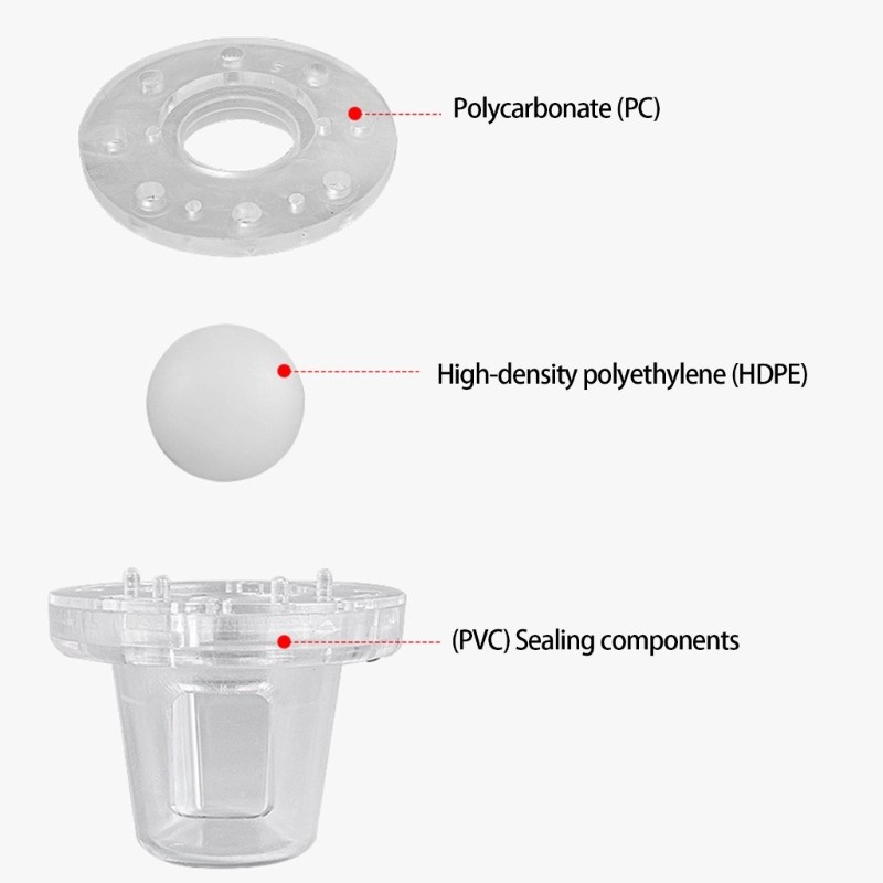 Self Bailing Ball Scupper Valves Bailing Scuppers Fits Over 1-1/8in ...