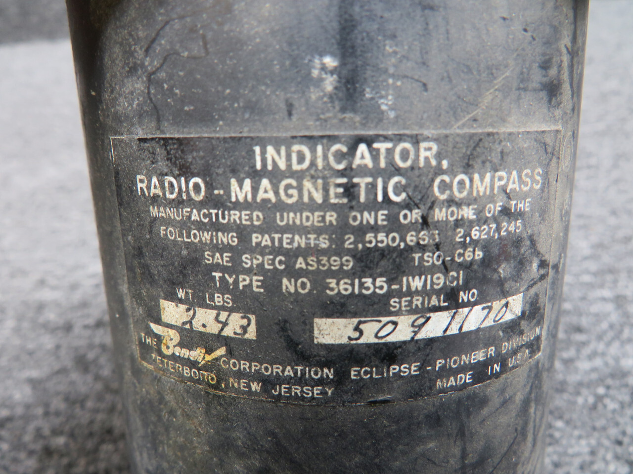 36135-1W19C1 Bendix Radio-Magnetic Compass Indicator (Dented Casing) | eBay