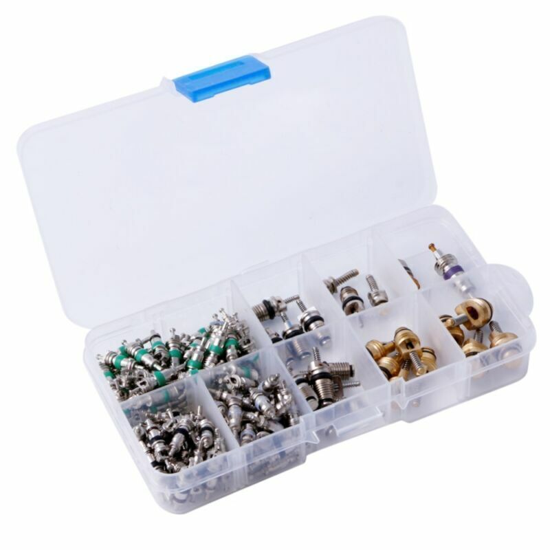 134pcs A/C Core Valves R134A Automotive Air Conditioning Assortment ...