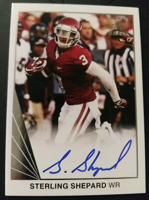 2016 Leaf Ultimate Draft Sterling Shepard Rookie Autograph New York ...