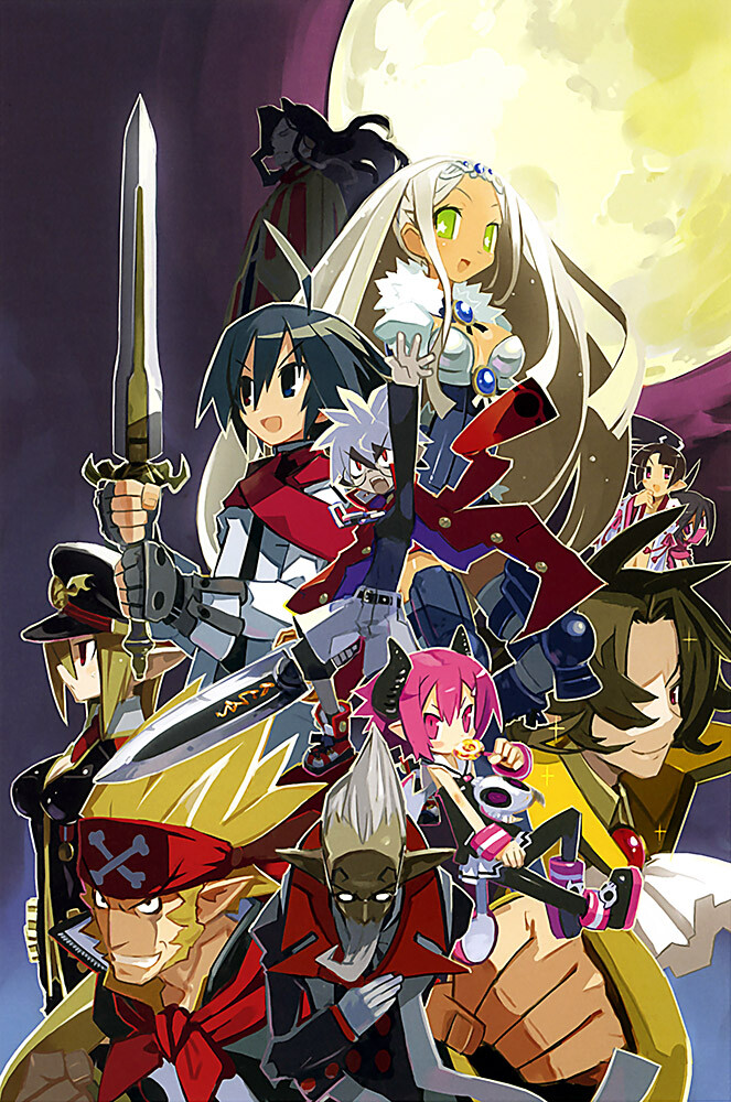 Disgaea 3 Absence of Justice Art PSP PS3 Premium POSTER MADE IN USA ...