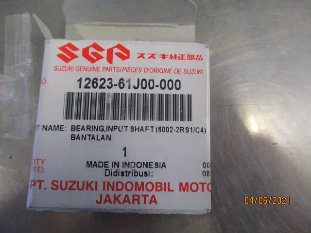 1262361J00 Genuine Suzuki BEARING INPUT SHAFT 12623-61J00 for sale ...