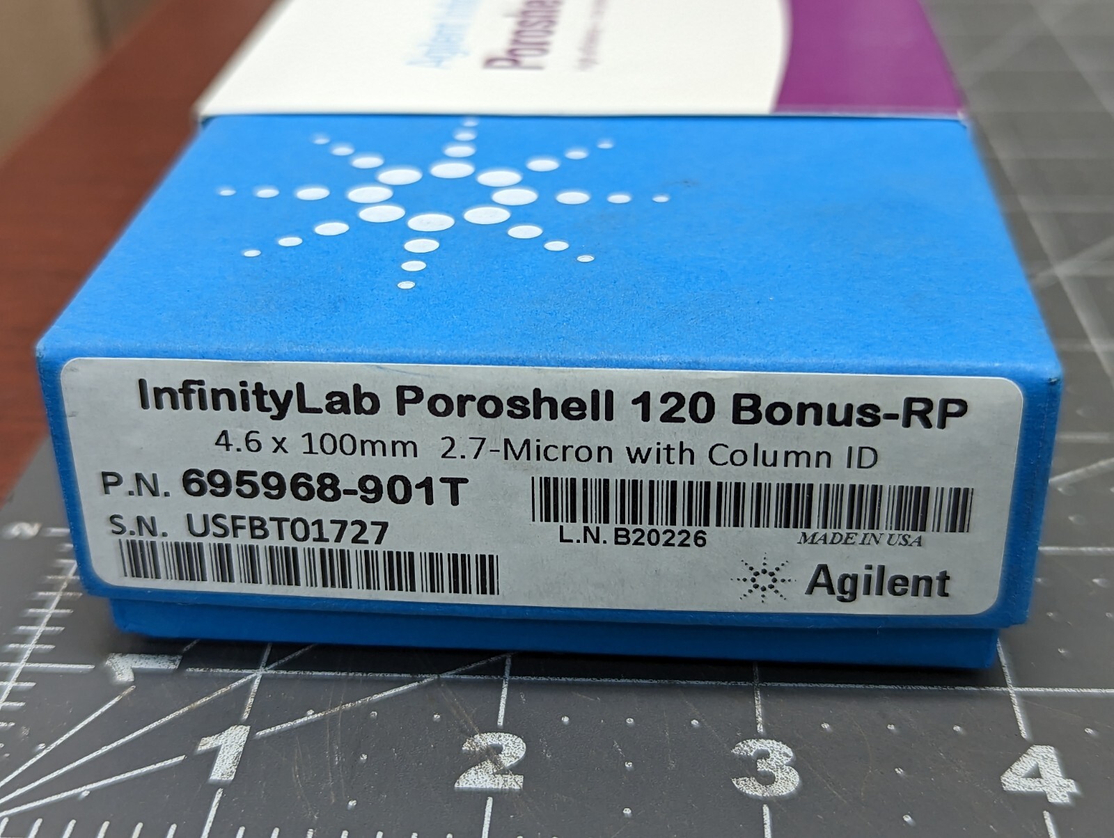 Agilent 695968-901T InfinityLab Poroshell 120 Bonus-RP 2.7 μm with for ...