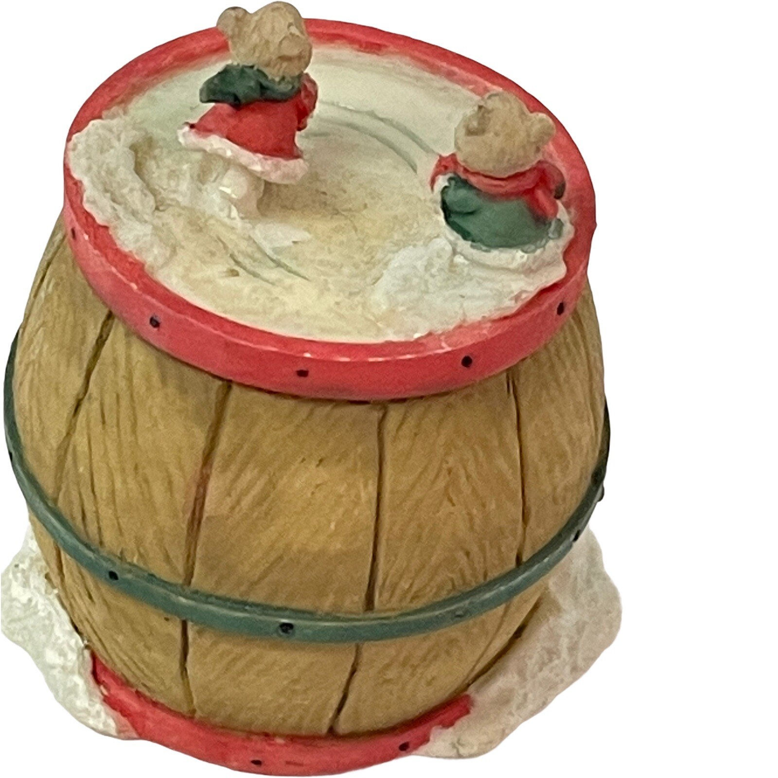 Mary Rhyner Nadig 2 Mice On a Brown Barrel. | eBay