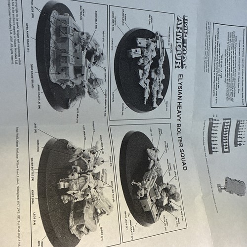 Forgeworld OOP Elysian Drop Troops Heavy Bolter Squad New In Bag | eBay