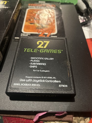 Target Fun 1977 Sears Tele-Games—Atari 2600 Complete w/ Box, Manual ...