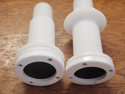 SCUPPER VALVE DRAIN NYLON SEADOG 5205101 THRU HULL SCUPPERS PAIR DECK ...