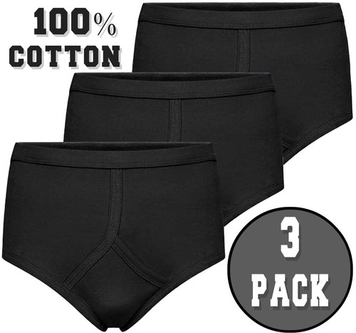 3 Pairs Mens Y Fronts Interlock Cotton Briefs Underpants Slips Pants ...