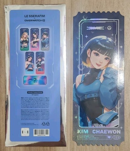 LE SSERAFIM x Overwatch 2 Perfect Night Kim Chaewon Photo Ticket ...