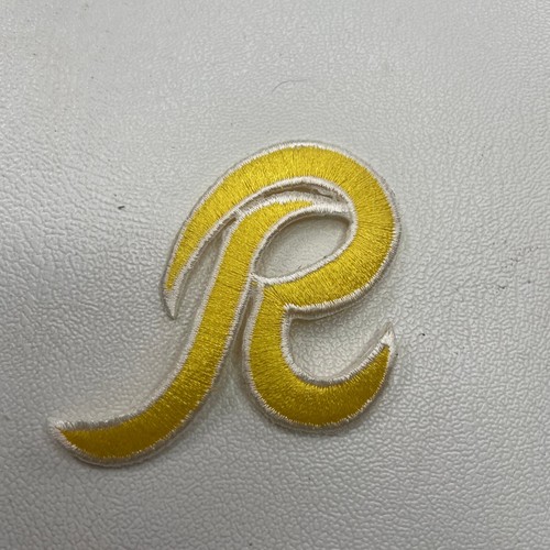 FANCY Yellow Letter Initial "R" R Patch T035 | eBay