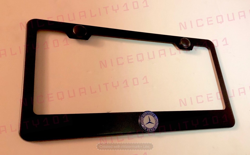 3D Mercedes Benz Stainless Steel Chrome Finished License Plate Frame | eBay