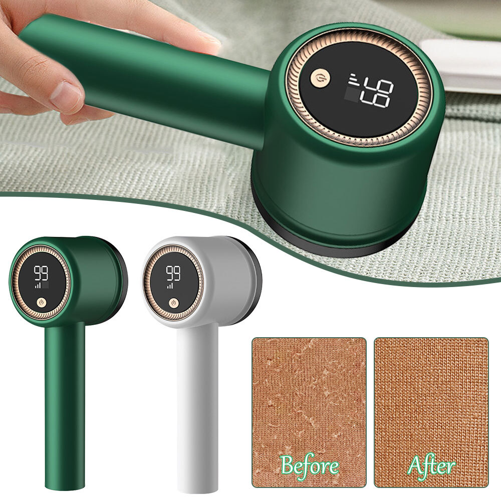 Electric Recharge Clothes Lint Remover Fluff Fuzz Roller Shaver Fabrics ...
