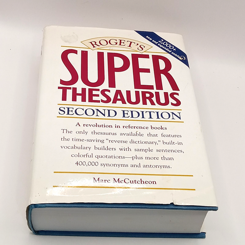 Roget's SUPER THESAURUS 2nd Edition Hardcover 1998 Reference Book ...