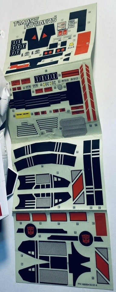 G1 Generation 1 Transformers Prerub Matsushiro Jetfire Unused NEW ...