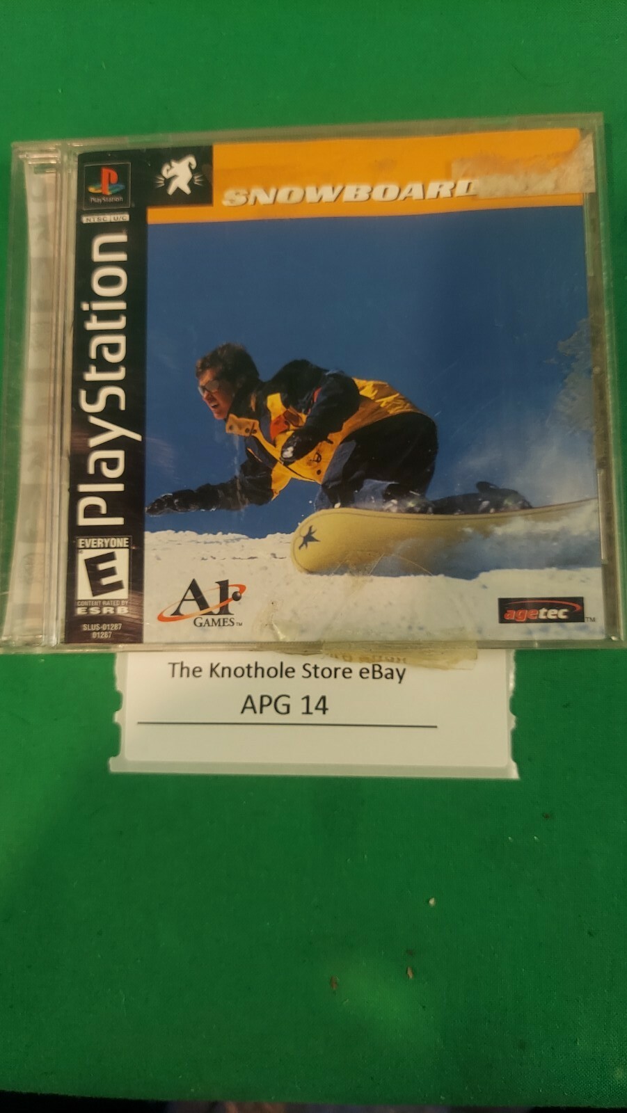 Snowboarding Sony PlayStation 1 PS1 Agetec A1 Games Tommo Everyone ...