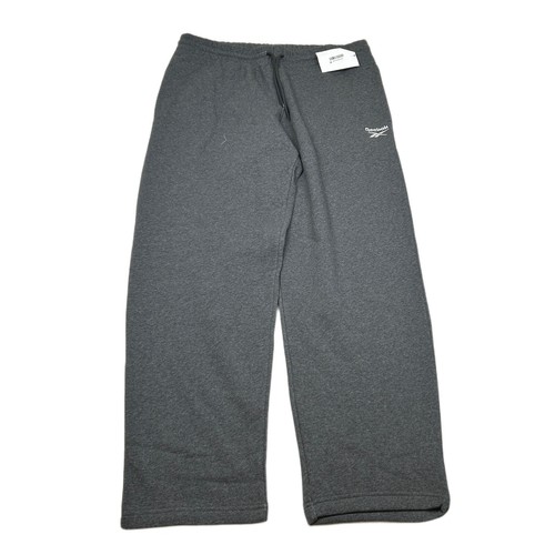 Reebok Identity Training Pants Mens Large Gray Essentials Wicking NEW ...