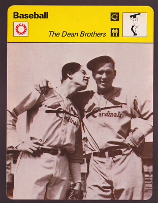 THE DEAN BROTHERS Daffy Dizzy St. Louis Cardinals 1979 SPORTSCASTER ...