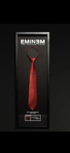 The Eminem Show Framed Shady Red Tie Signed - LE 150 In Hand ! Ships ...