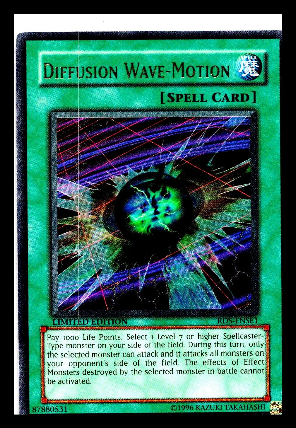 A197 YUGIOH SPELL DIFFUSION WAVE-MOTION RDS-ENSE1 | eBay