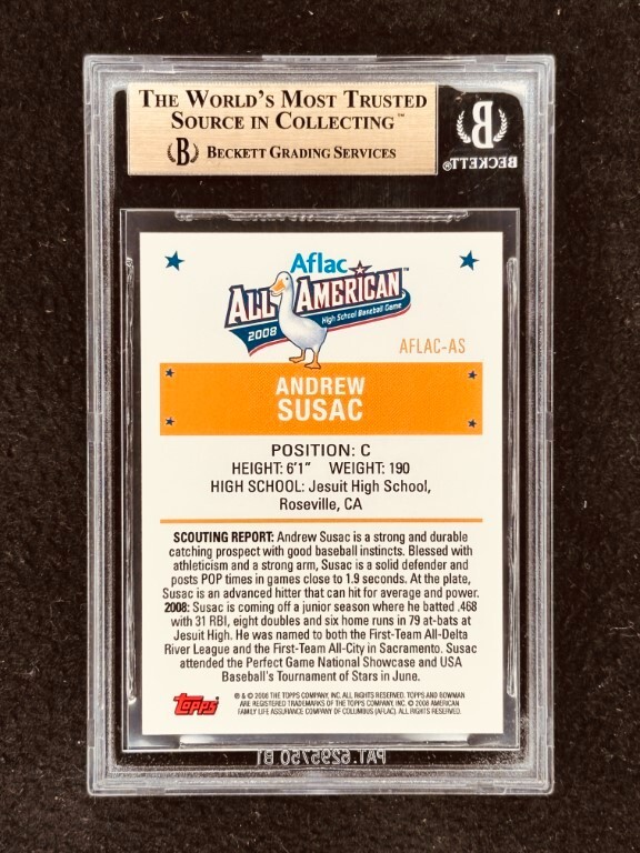 Andrew Susac 2008 AFLAC Bowman Rookie Card RC AFLAC-AS graded BGS 9.5 GEM MINT | eBay