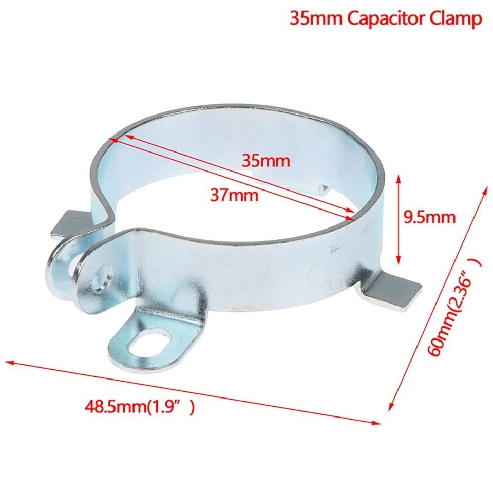 1Pcs Iron Hoop Holder Mounting Clamp Tin Plated Fixing Bracket ...